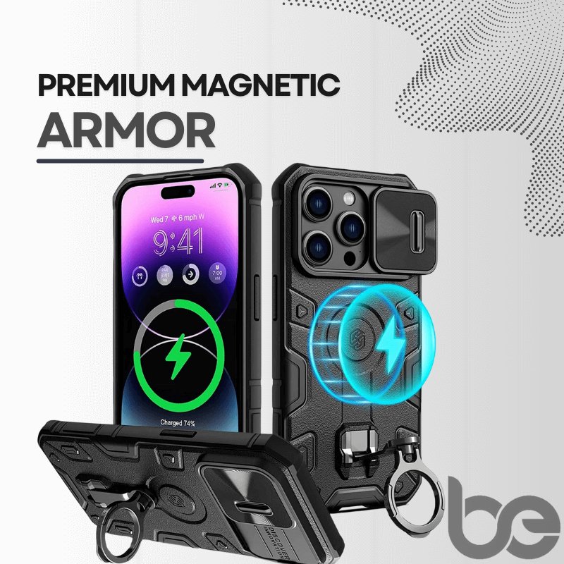Premium Magnetic Armor pro case for iPhone – casestadium